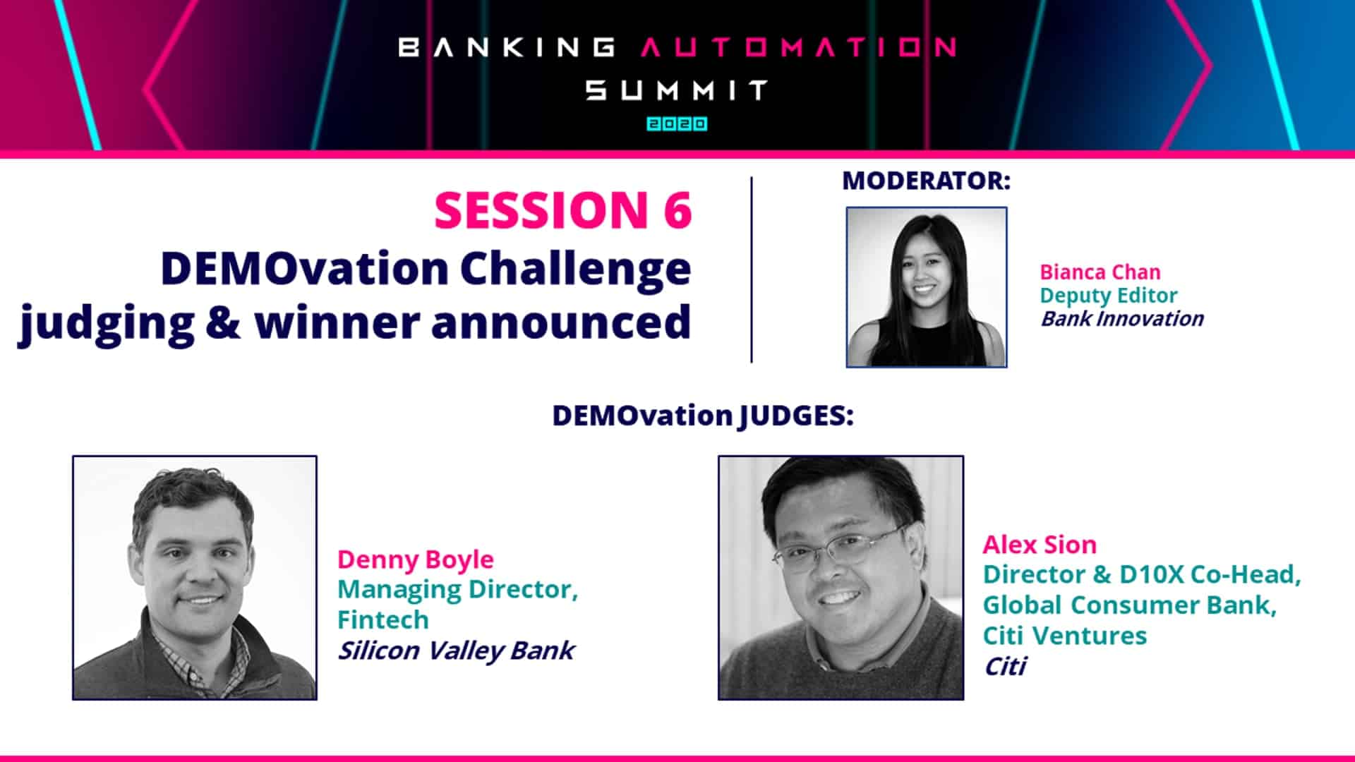 DEMOvation Challenge Judging & Winner Announced - Bank Automation News